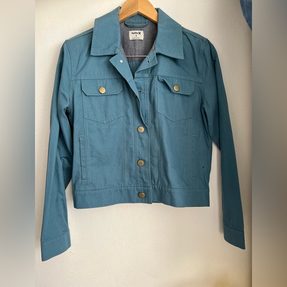 Hurley | Jackets & Coats | Hurley Surfer Blue Denim Jacket | Poshmark